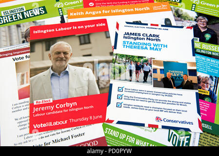 General Election Leaflets for Islington North, Jeremy Corbyn ...