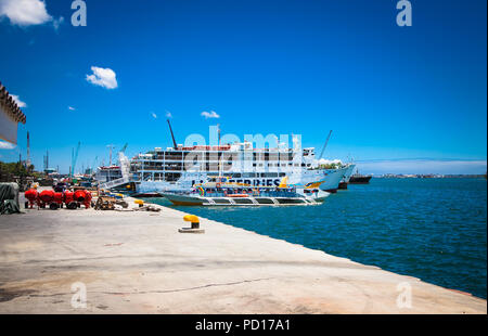 The Cebu City Port terminal on Cebu Island in the Central Visayas ...