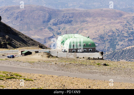 Military base camp, Capitan Cobo, building in Sierra Nevada, Andalusia ...