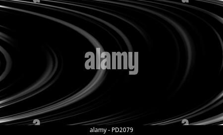 Warping 3d lines in dark space, computer generated modern abstract ...