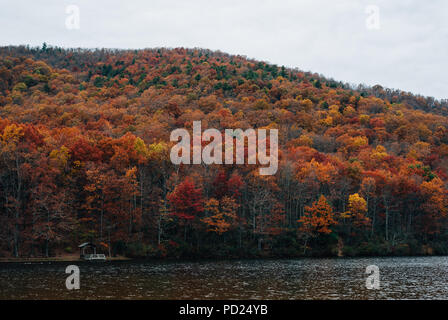 Autumn at Sherando Lake, George Washington National Forest, Virginia ...