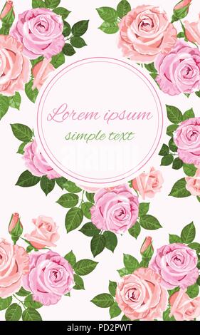 pink flower garden decoration nature Stock Vector Image & Art - Alamy