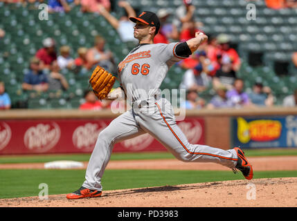 Baltimore Orioles relief pitcher Tanner Scott (66) delivers a pitch ...