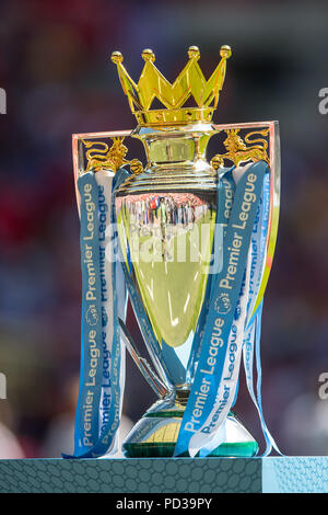 The FA Community Shield on display before the FA Community Shield match ...