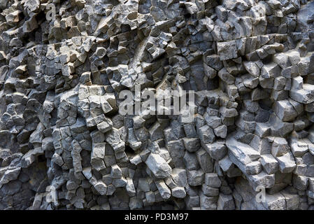 Background texture of the petrified volcanic lava on the coast Stock ...
