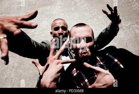 Dutch rappers The Opposites (Belgium, 29/04/2010 Stock Photo - Alamy