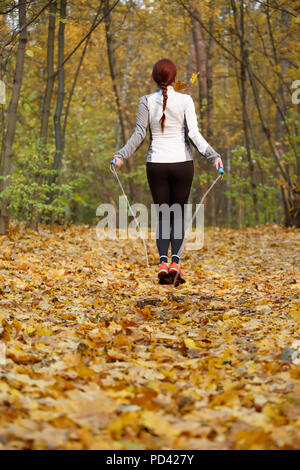 defocused brunette caucasian girl from back contemplating the nice ...