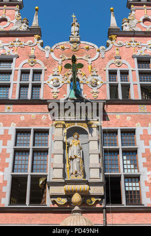 Facade of Great Arsenal in Gdansk, Pomorskie, Poland Stock Photo - Alamy