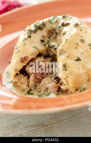 steamed lamb suet pudding Stock Photo - Alamy