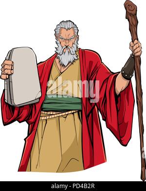 Moses Line Art Stock Vector Image & Art - Alamy