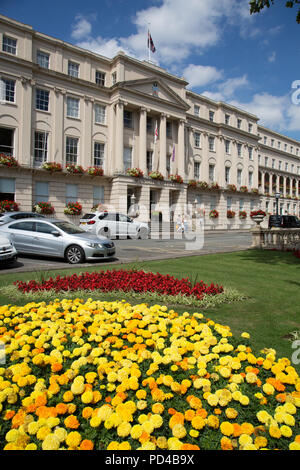 Regency architecture, Promenade, Cheltenham Stock Photo - Alamy