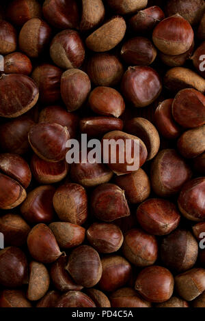 preparing ripe chestnuts Stock Photo - Alamy