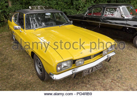 Yellow Ford capri Stock Photo: 32467299 - Alamy