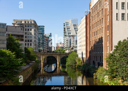 The river Irwell in Manchester city centre Stock Photo - Alamy