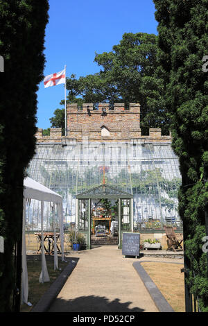 The Italianate Glasshouse at King George VI Park Ramsgate Thanet Kent ...