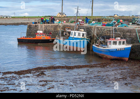 Fishing Boats at Kilbaha Fishing Village on the Loop Head Peninsula ...