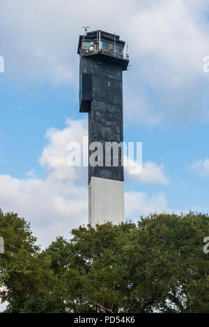 The modern monolithic Sullivan's Island Lighthouse, the last major ...