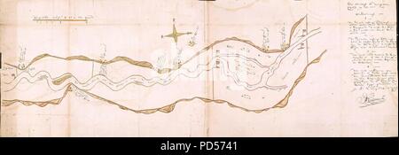 *Map of the Bay at Rio de Lagoa* is a historical map depicting the bay ...