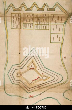 Map of Negombo fort Stock Photo - Alamy