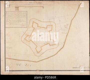 Map of the city and fort at Cochin Stock Photo - Alamy