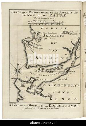 Map of the mouth of the Congo Stock Photo - Alamy