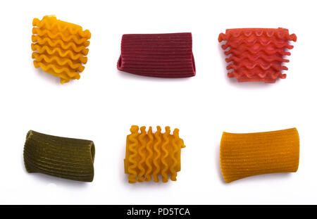 Handmade multi-colored paste on a white background close-up Stock Photo ...