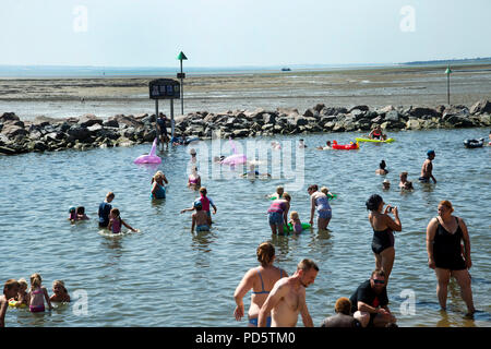 The sandy beach at Southend on Sea Essex GB UK Stock Photo - Alamy