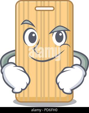 Smirking wooden board character cartoon Stock Vector Image & Art - Alamy