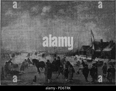 'Amusement on the Ice' by Barend Avercamp is a 17th-century Dutch ...
