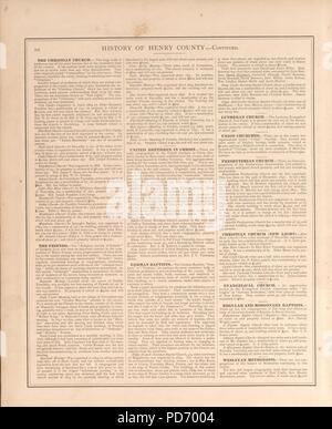 An illustrated historical atlas of Henry Co., Indiana Stock Photo - Alamy
