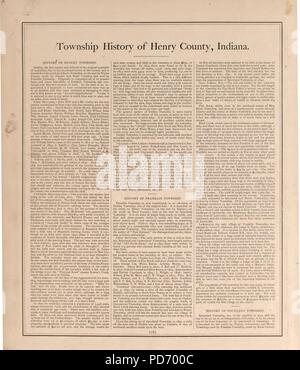 An illustrated historical atlas of Henry Co., Indiana Stock Photo - Alamy