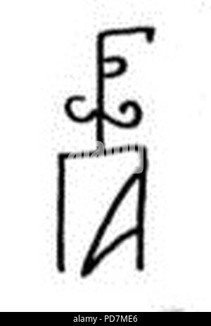 Andrea Gropa Monogram from Saint Sophia Vhurch in Ohrid 2 Stock Photo ...