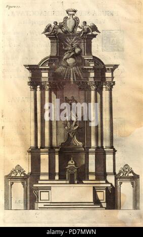 Andrea pozzo - altar de são sebastião, verona Stock Photo - Alamy