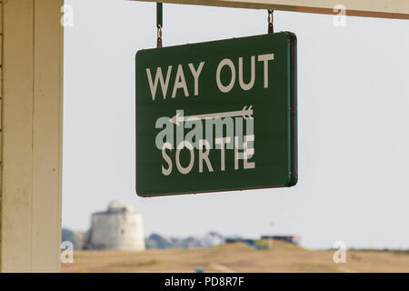Folkestone Harbour Railway Signs Stock Photo - Alamy
