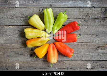 color spectrum of pepper Stock Photo - Alamy