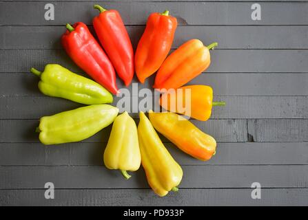 color spectrum of pepper Stock Photo - Alamy