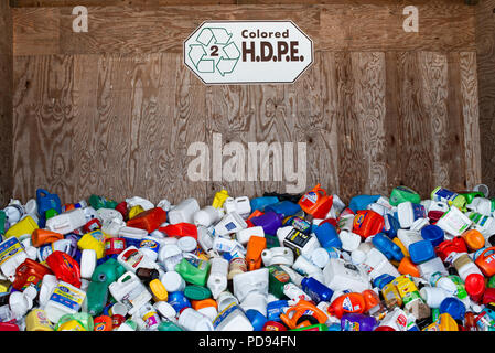 High Density Polyethylene Containers Stock Photo - Alamy