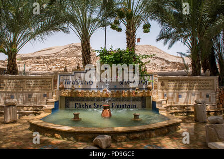 City of Jericho the oldest city of the world . Elisha Spring fountain ...