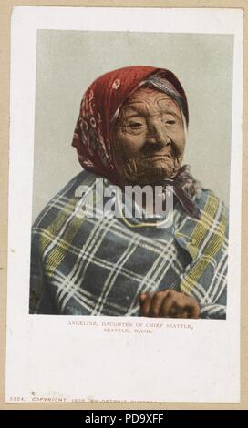 Angeline, daughter of Chief Seattle, Seattle, Washington Stock Photo ...