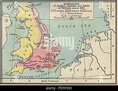 In the year 600, the Angles, Saxons, and Jutes settled in Britain ...
