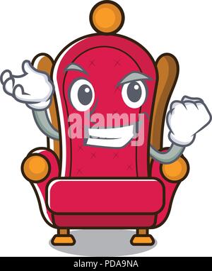 Businessman king throne character cartoon Stock Vector Image & Art - Alamy