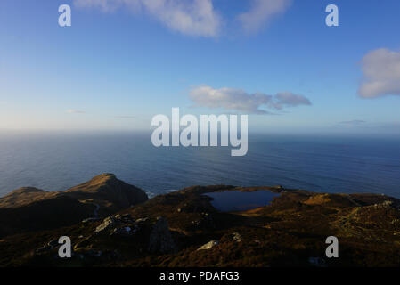 Slieve Leage, Europes highest Sea Cliffs on a sunny winter day in ...