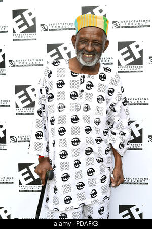 Leila Howe Hussan seen with a photo of her taken by Neil Kenlock at ...