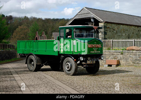 Sentinel Steam Waggon Beamish Museum County Durham England UK Stock ...