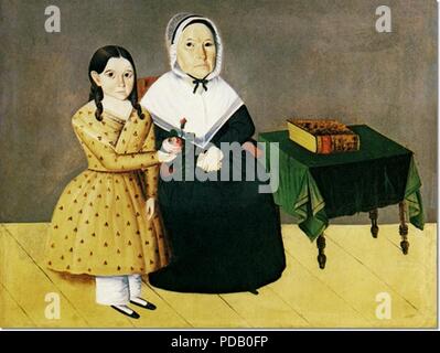 'Anna Gould Crane and Granddaughter Janette' is a portrait by Sheldon ...