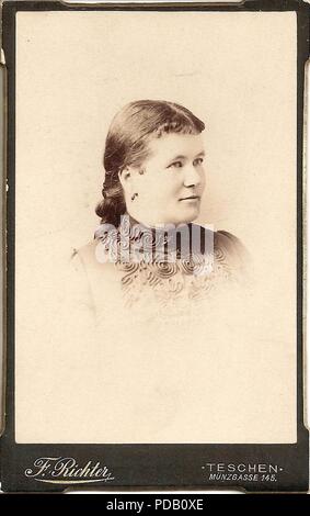 Anna Matter ca 1885 (2 Stock Photo - Alamy