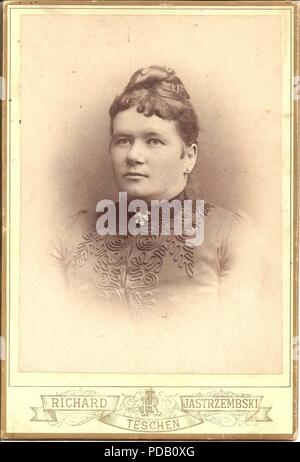 Anna Matter ca 1890 (2 Stock Photo - Alamy