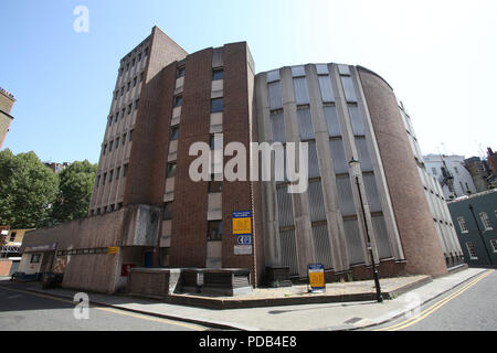 Pavillion Road NCP Car Park on on the corner of Stackhouse Street SW3 ...