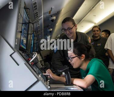 MISAWA, Japan (Aug. 2, 2017) Naval Air Crewman (Operator) 2nd class ...