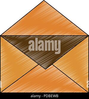 Envelope mail symbol scribble Stock Vector Image & Art - Alamy